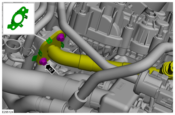 Lincoln Corsair - Removal and Installation - Exhaust Gas Recirculation ...