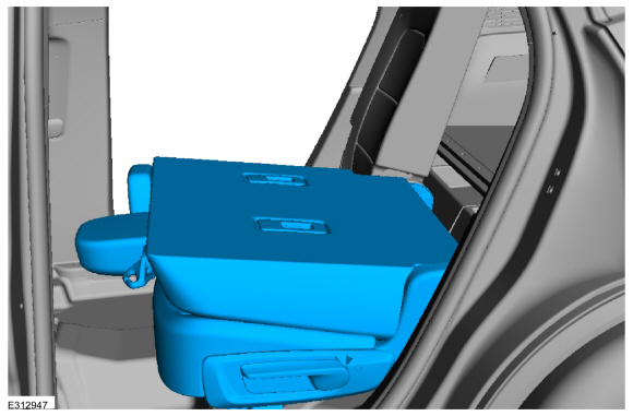 Lincoln Corsair - Removal and Installation - Power Fold Seat Motor ...