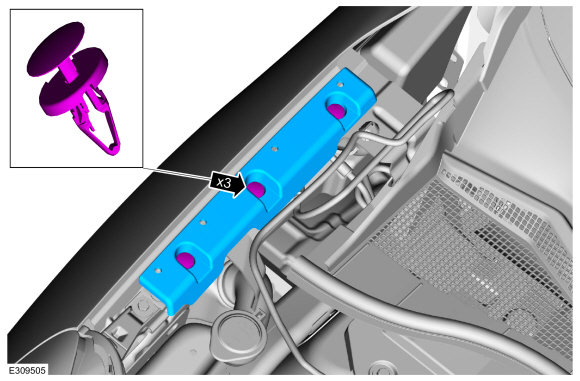 Lincoln Corsair - Removal and Installation - Windshield Washer Fluid ...